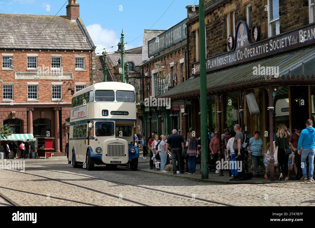Beamish living history museum. North eastern England. Transport and ...