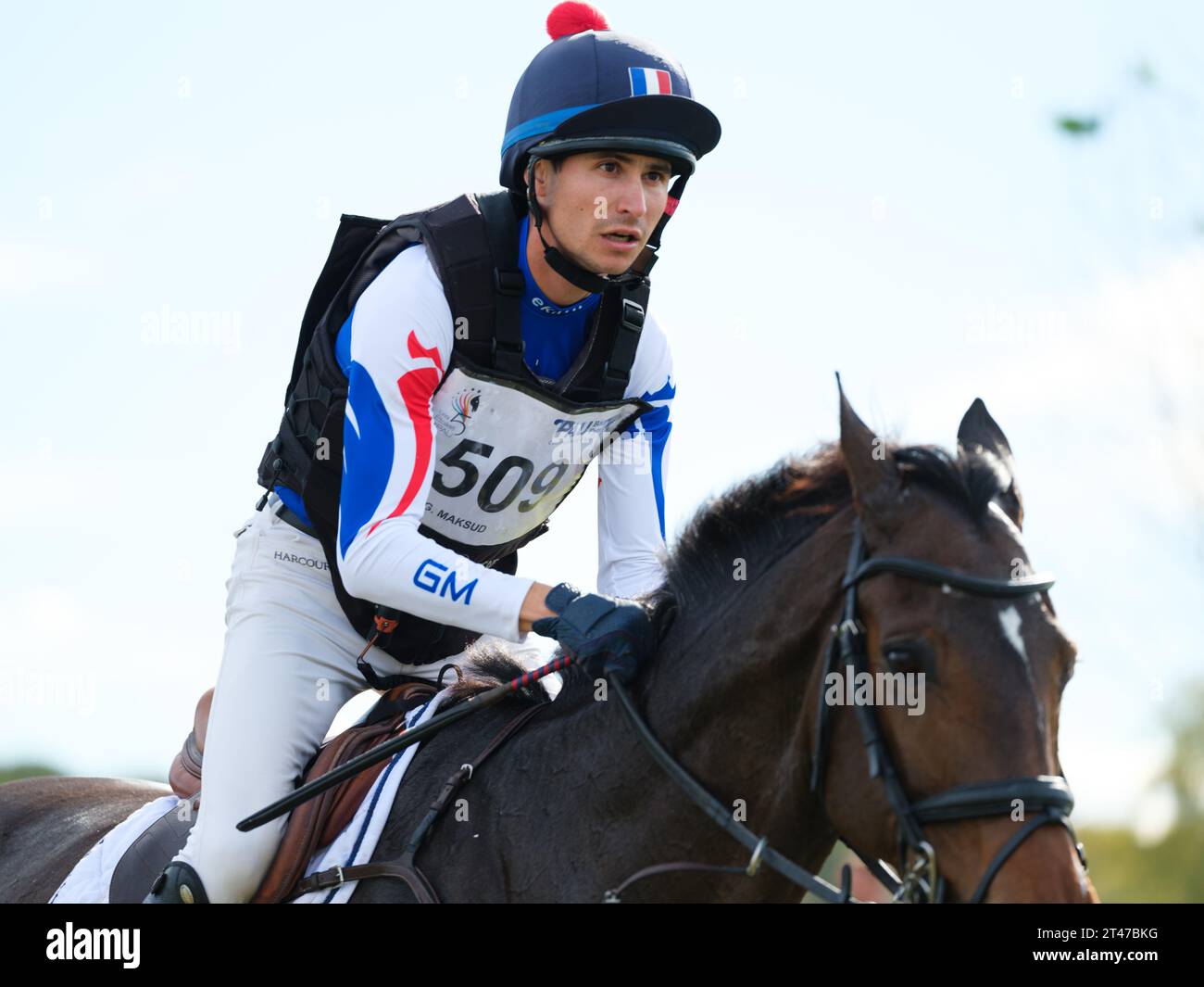 Gaspard MAKSUD of France with Zaragoza during the cross-country at the ...