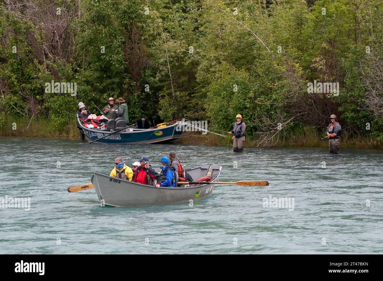 Kenai river salmon fishing. Alaska Stock Photo - Alamy Kenai river salmon fishing. Alaska Stock Photo - Alamy