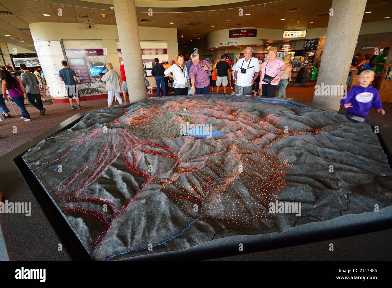Johnston Ridge Observatory Saint Helen's visitor center. Washington ...