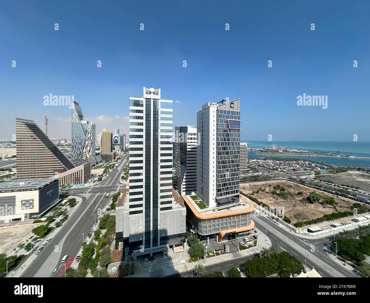Aerial photography modern building skyline hi-res stock photography and ...