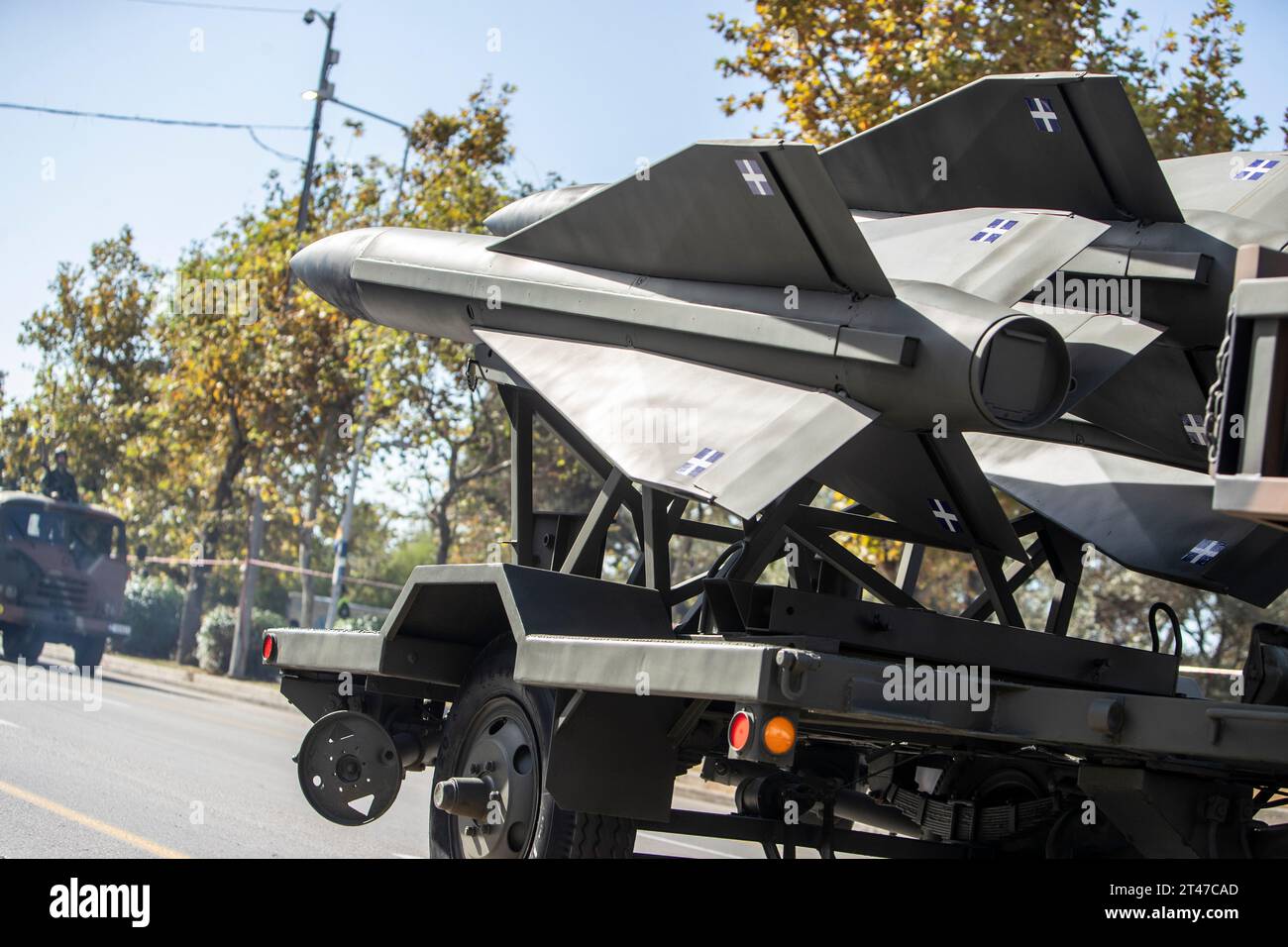 Thessaloniki, Greece. 28th Oct, 2023. Greek Army MIM-23 Hawk Anti ...