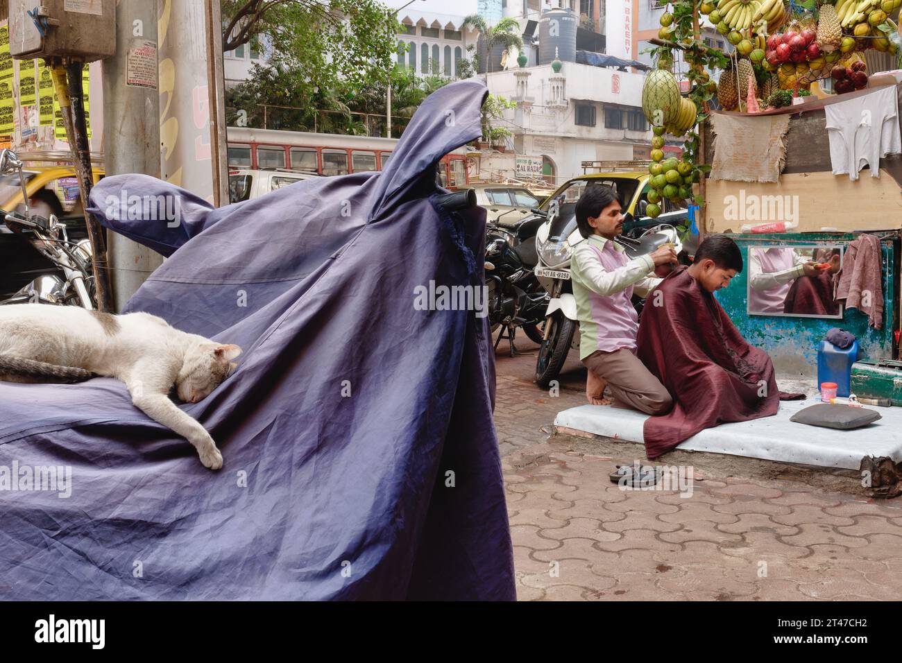 India clustered walkway hi-res stock photography and images - Alamy