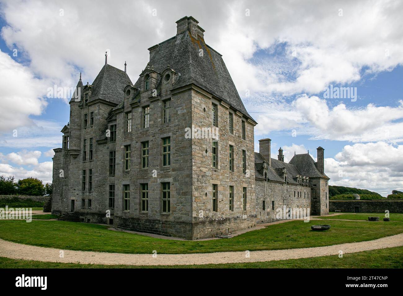 Kerjean castle architecture details, Brittany, France Stock Photo - Alamy