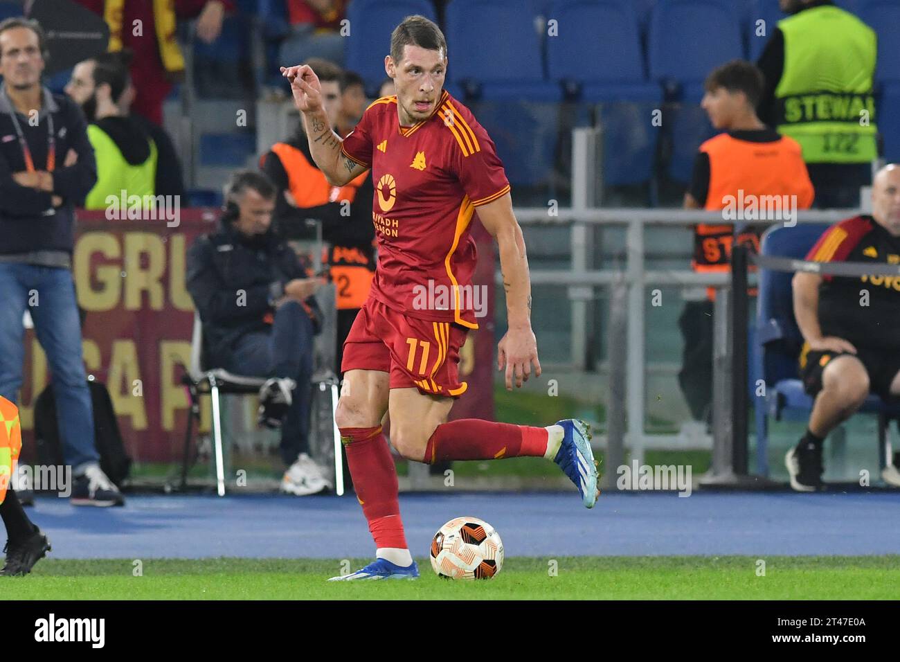 Andrea Belotti of AS Roma during the Uefa Europa League match AS Roma v ...