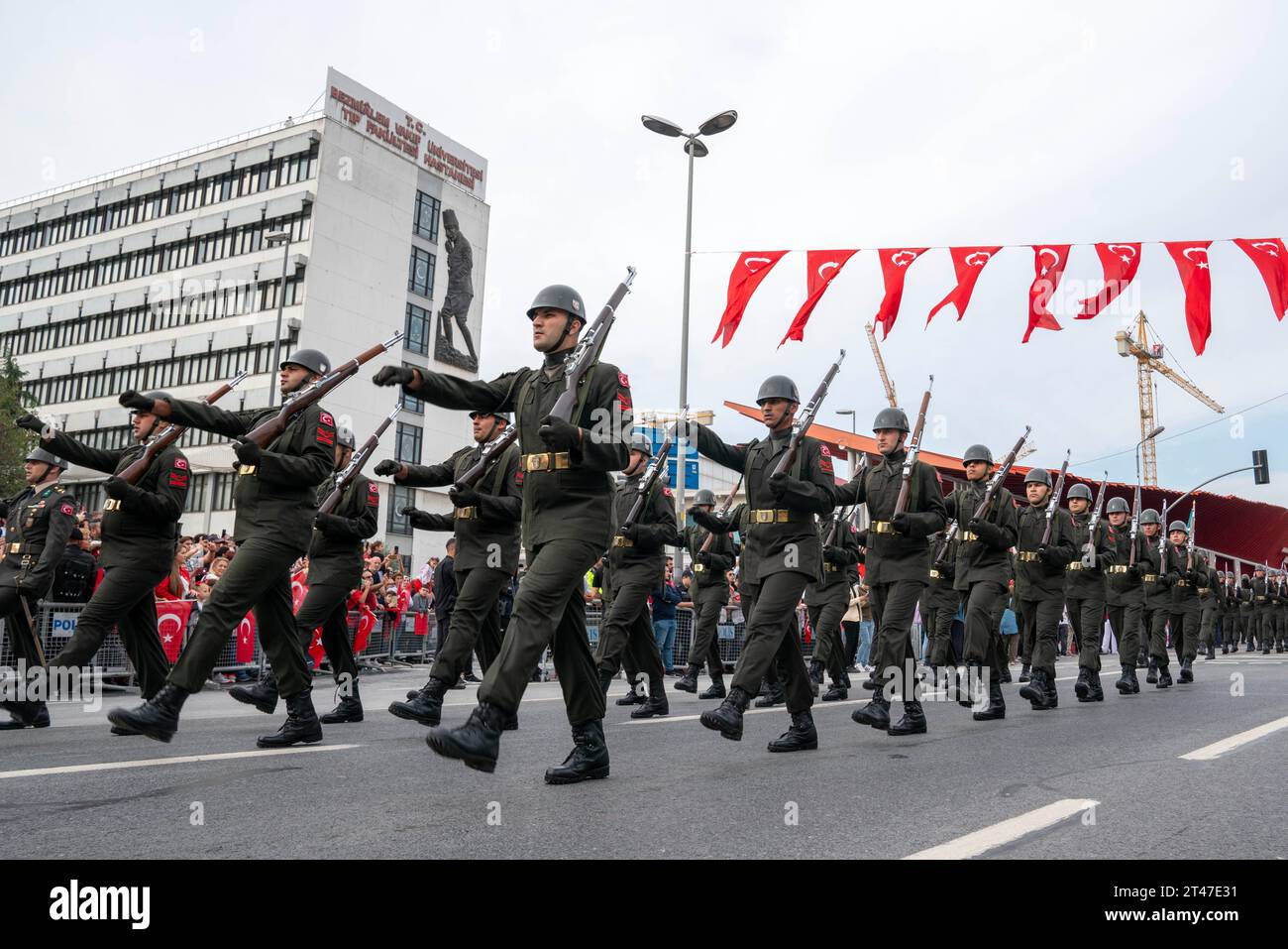 Fatih, Istanbul, Turkey. 29th Oct, 2023. The 100th anniversary of the ...