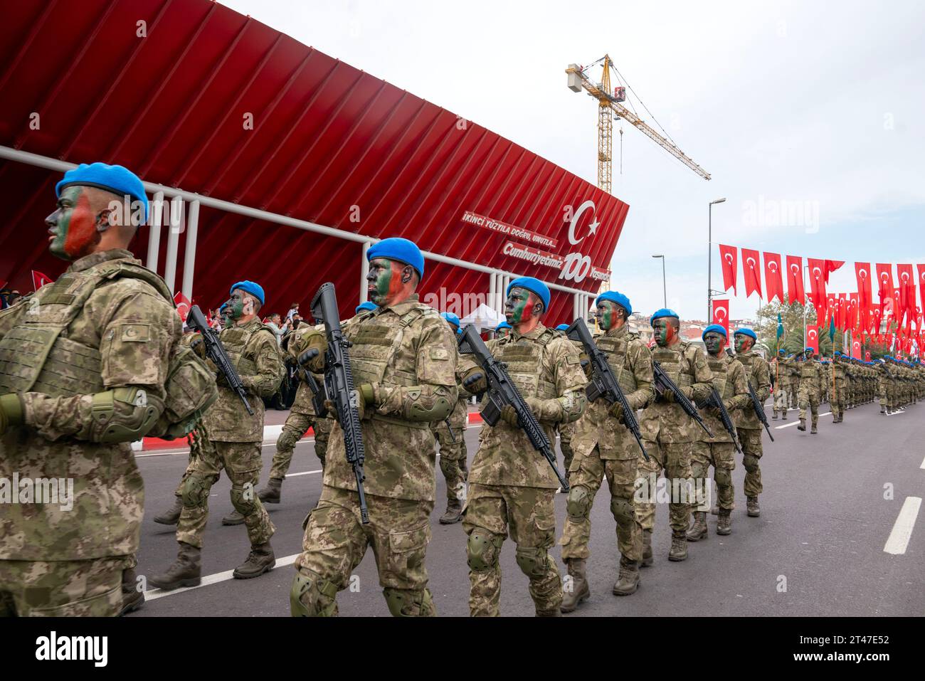 Fatih, Istanbul, Turkey. 29th Oct, 2023. The 100th anniversary of the ...