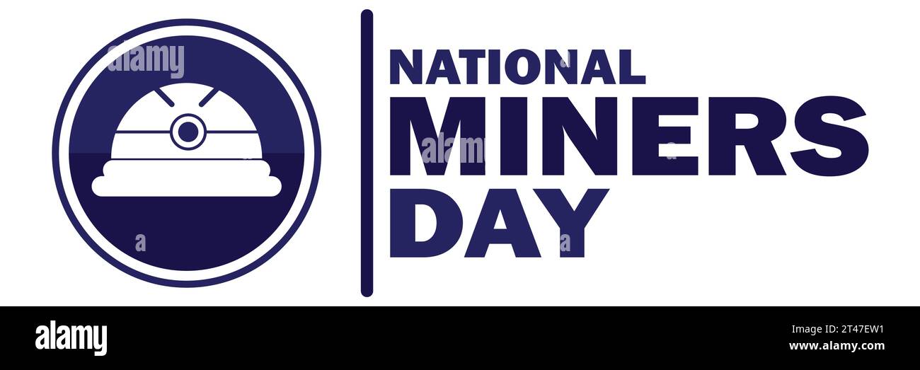 National Miners Day Vector illustration. Holiday concept. Template for ...