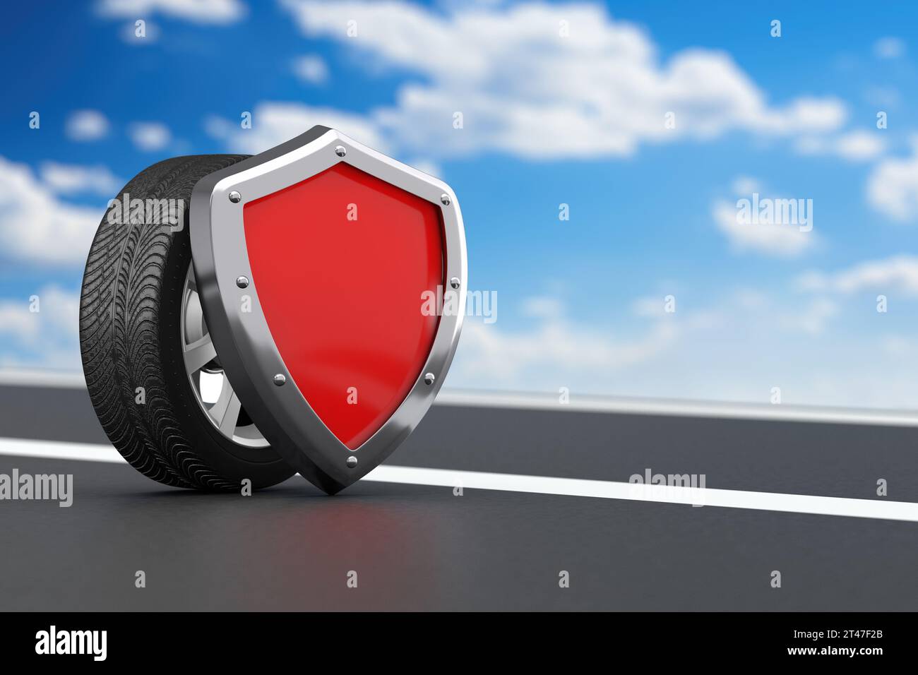 Blue wheel shield hi-res stock photography and images - Alamy