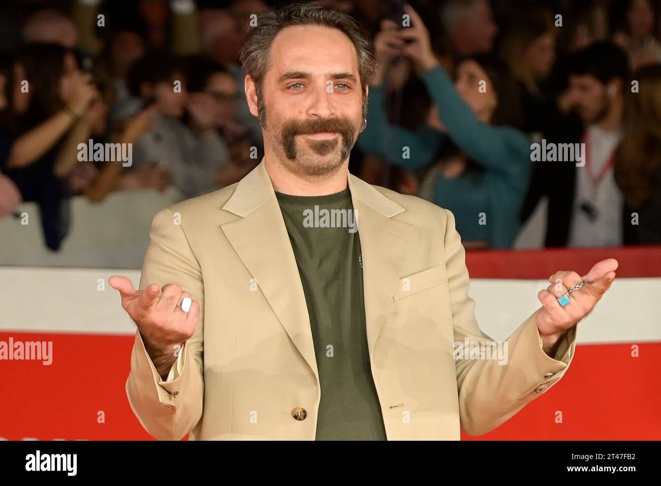 Rome, Italy. 28th Oct, 2023. Antonio De Matteo attends the red carpet ...