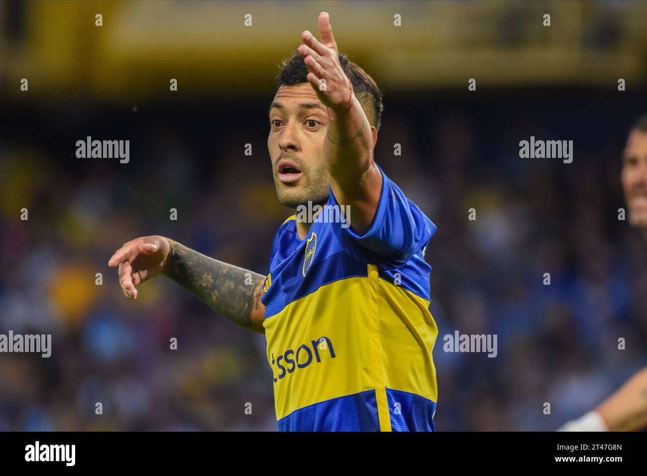Buenos Aires, Argentina. 28th Oct, 2023. Lucas Janson of Boca Juniors ...