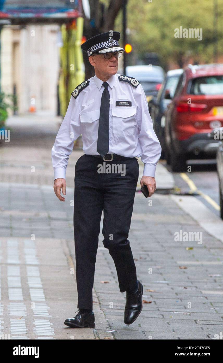 London, England, UK. 29th Oct, 2023. Commissioner of Police of the ...
