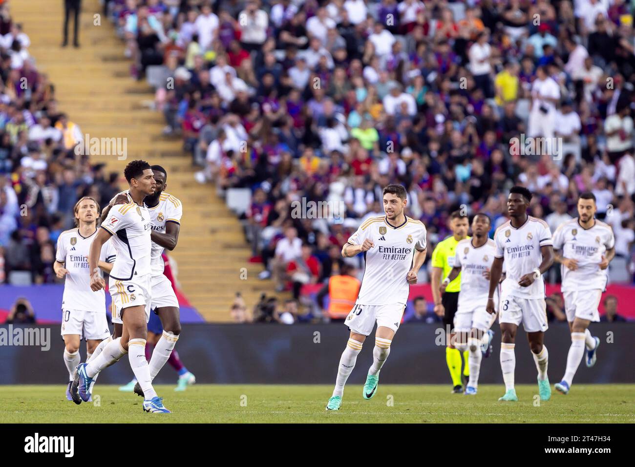 Barcelona, Spain. 28th Oct, 2023. BARCELONA, SPAIN - OCTOBER 28: Jude ...