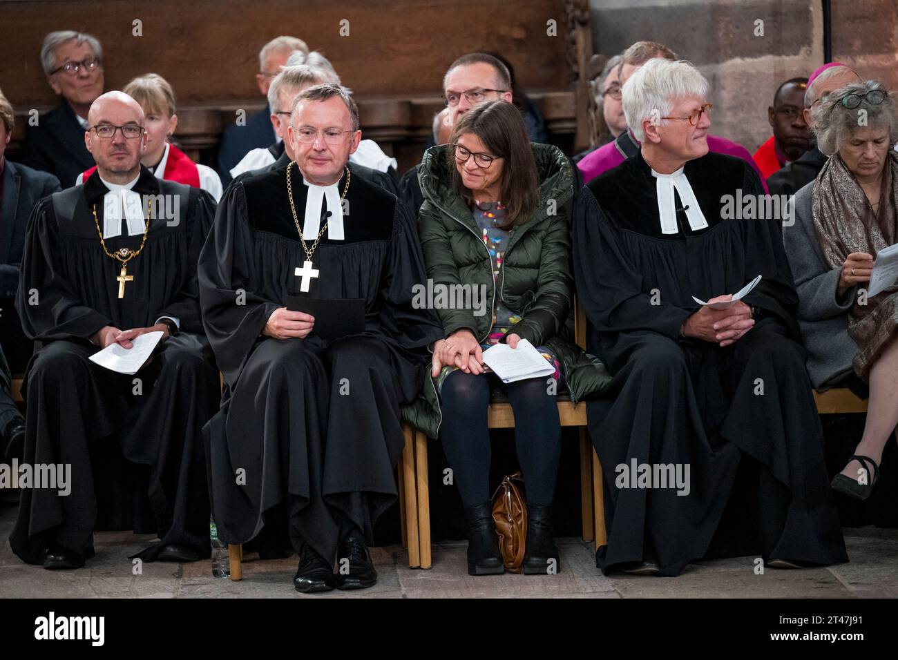 Nuremberg, Germany. 29th Oct, 2023. Christian Kopp (2nd l), Bavarian ...