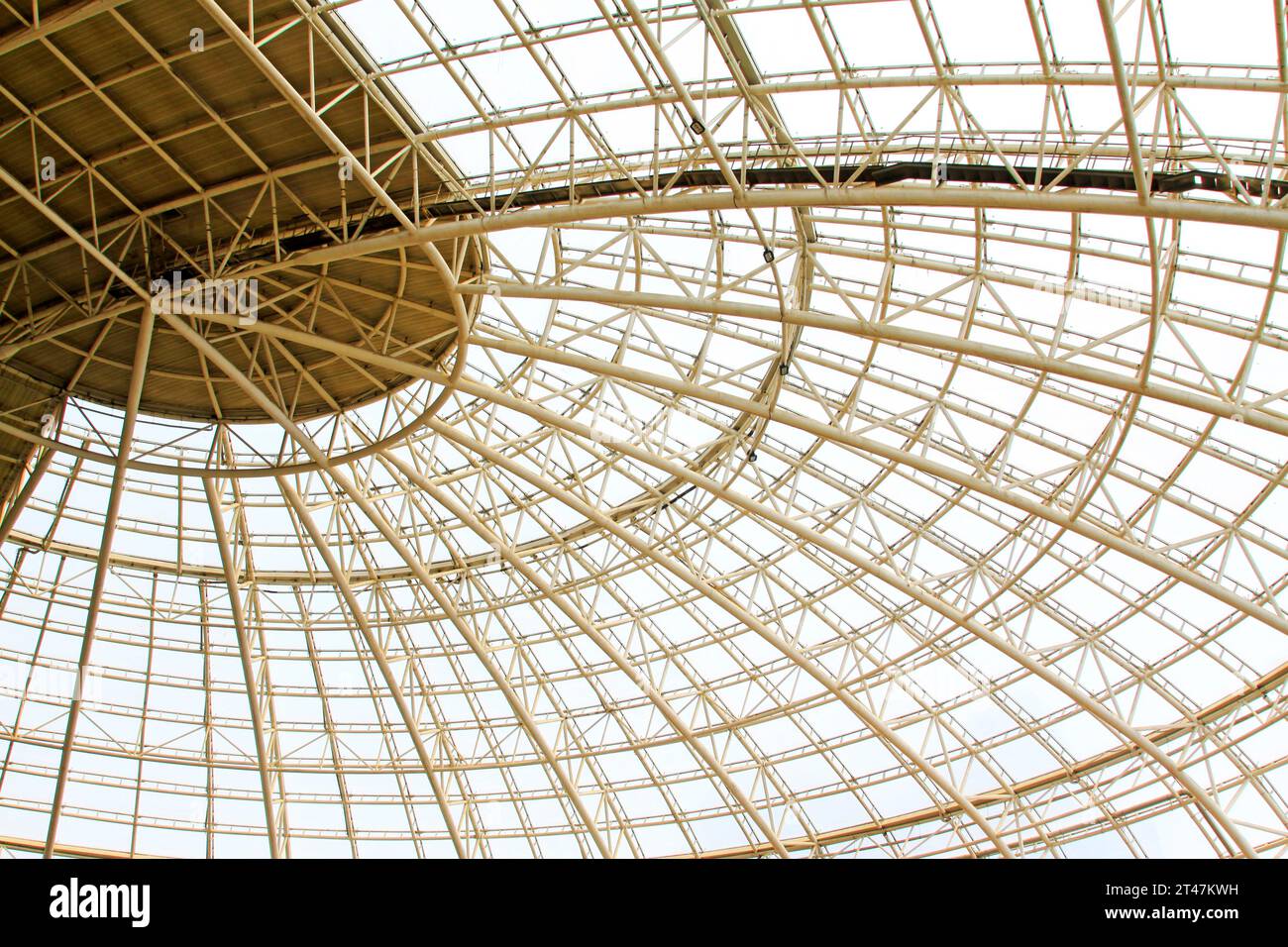 Large steel structure truss, closeup of photo Stock Photo - Alamy