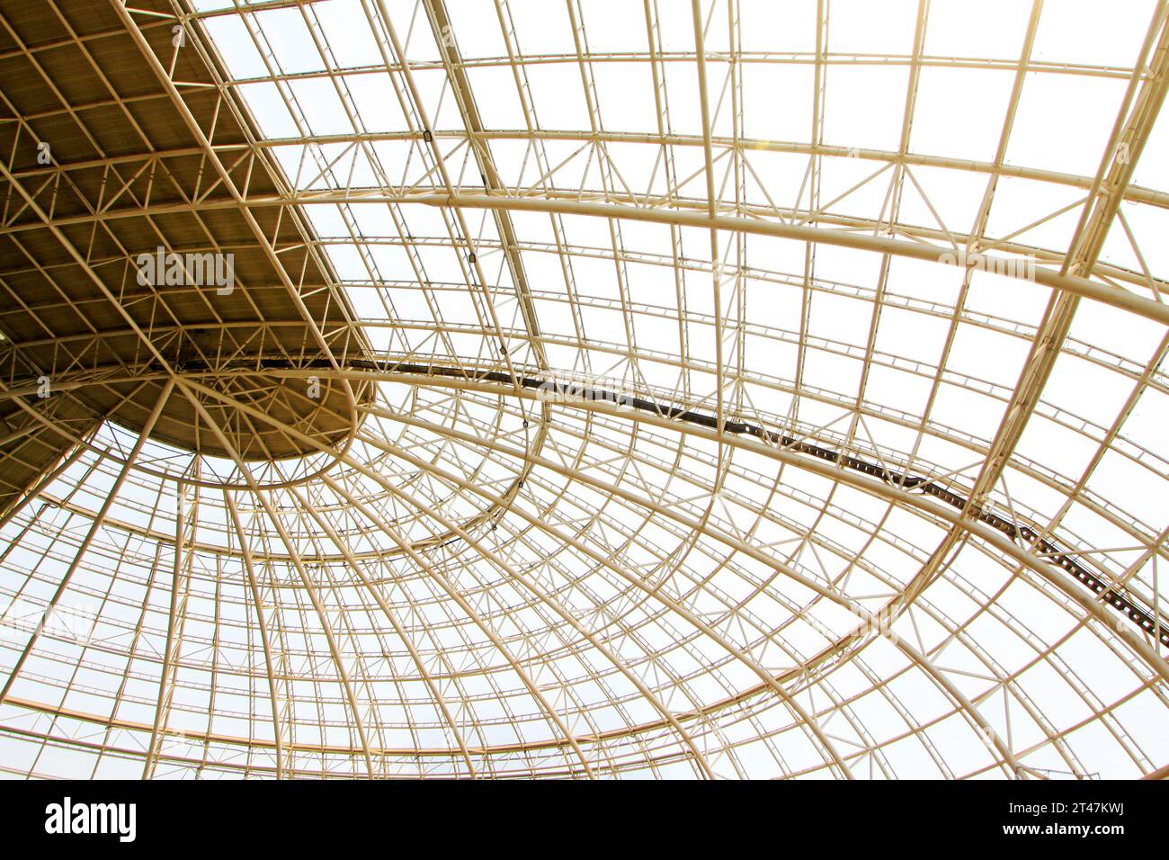 Large steel structure truss, closeup of photo Stock Photo - Alamy