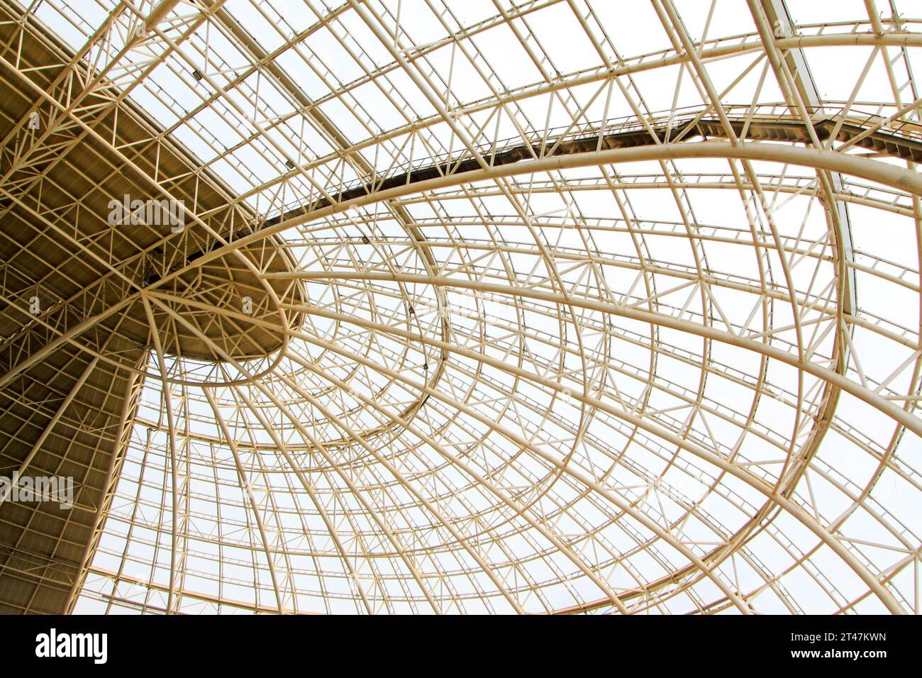 Large steel structure truss, closeup of photo Stock Photo - Alamy