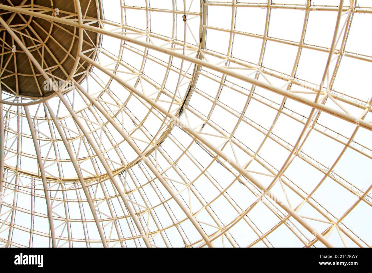Large steel structure truss, closeup of photo Stock Photo - Alamy