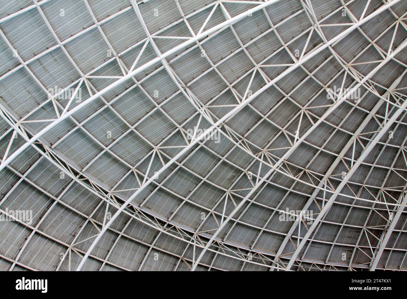 Large steel structure truss, closeup of photo Stock Photo - Alamy