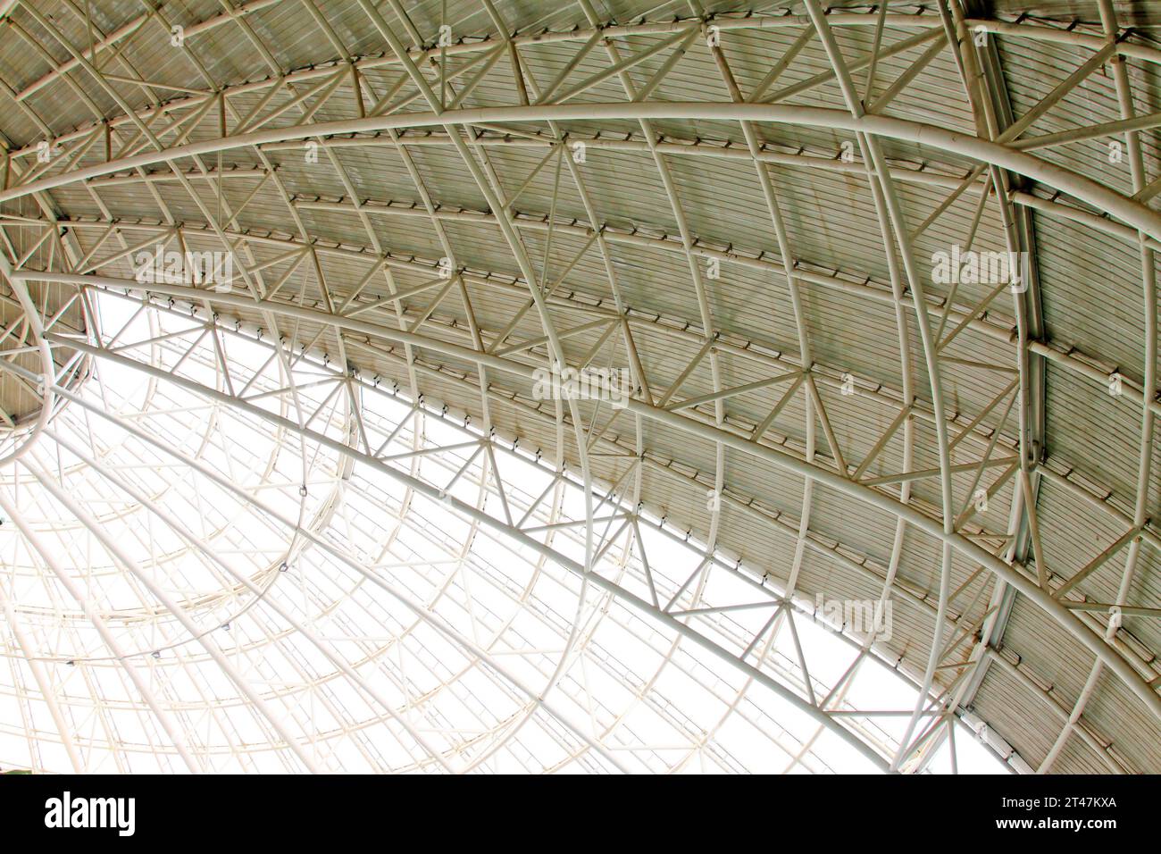 Large steel structure truss, closeup of photo Stock Photo - Alamy