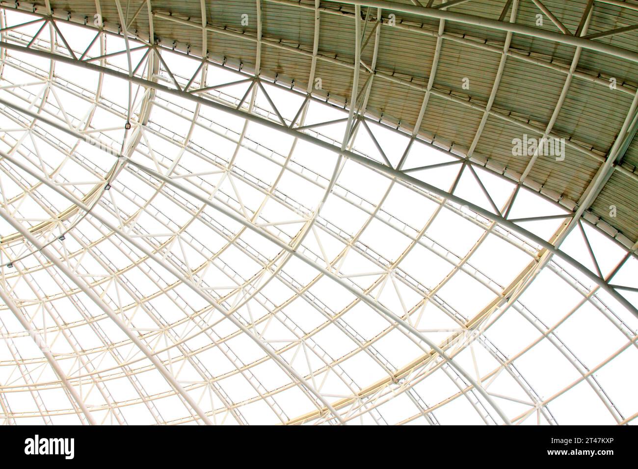 Large steel structure truss, closeup of photo Stock Photo - Alamy