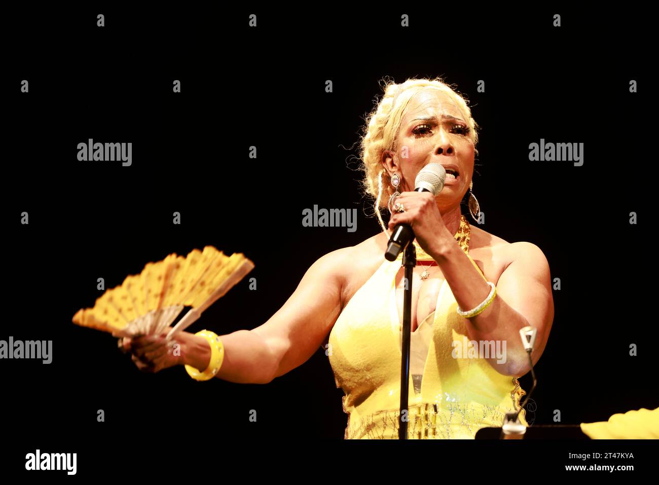 American singer Toni Green. Daughter of a jazz singer and trumpeter ...