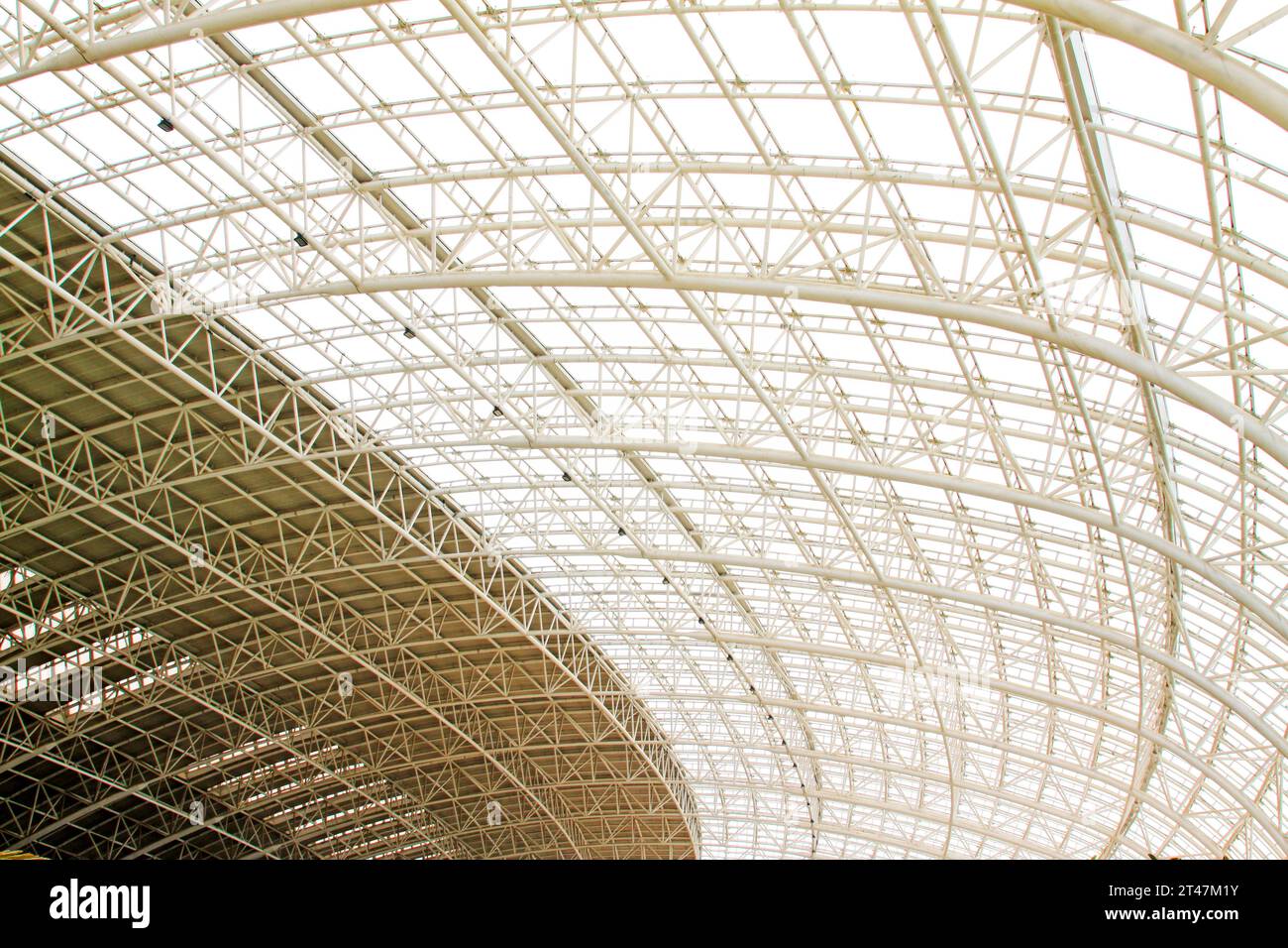 Large steel structure truss, closeup of photo Stock Photo - Alamy