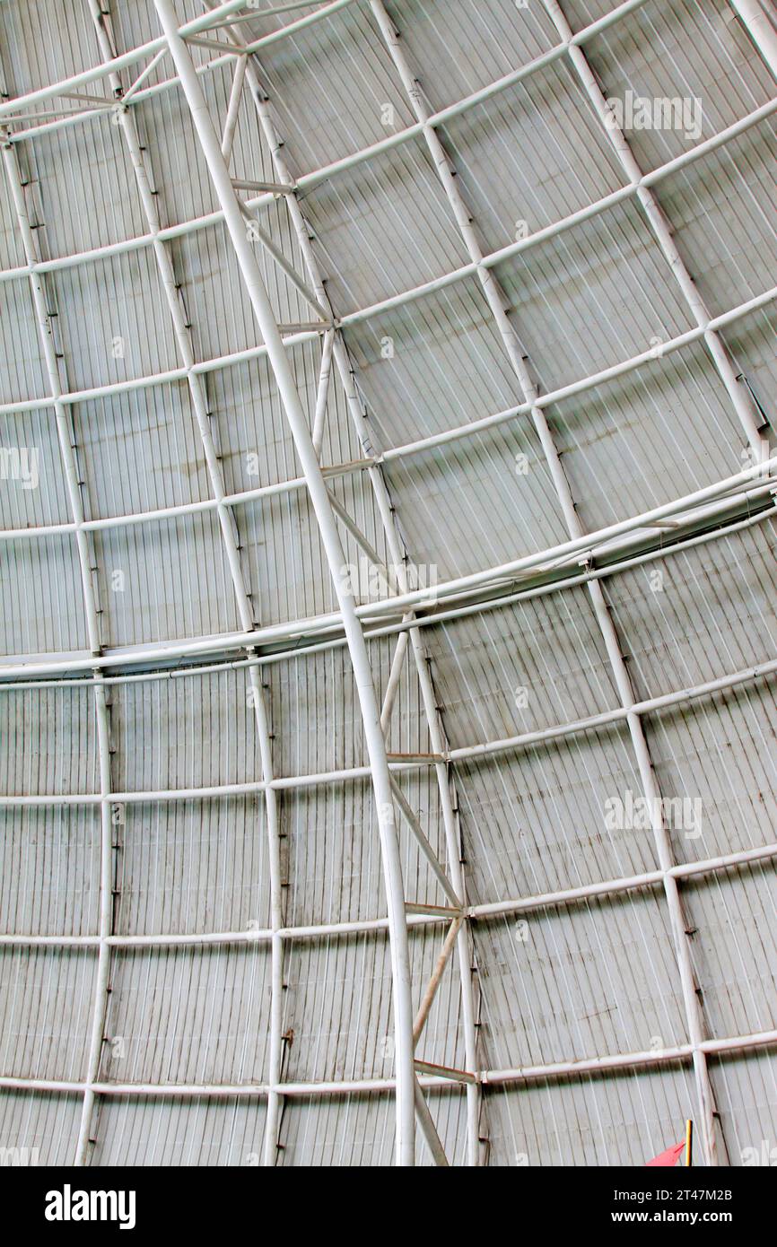 Large steel structure truss, closeup of photo Stock Photo - Alamy