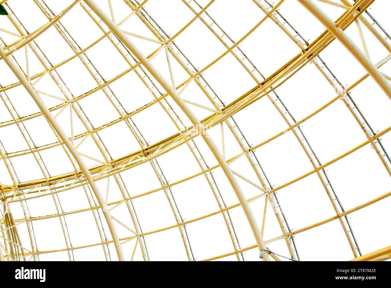 Large steel structure truss, closeup of photo Stock Photo - Alamy