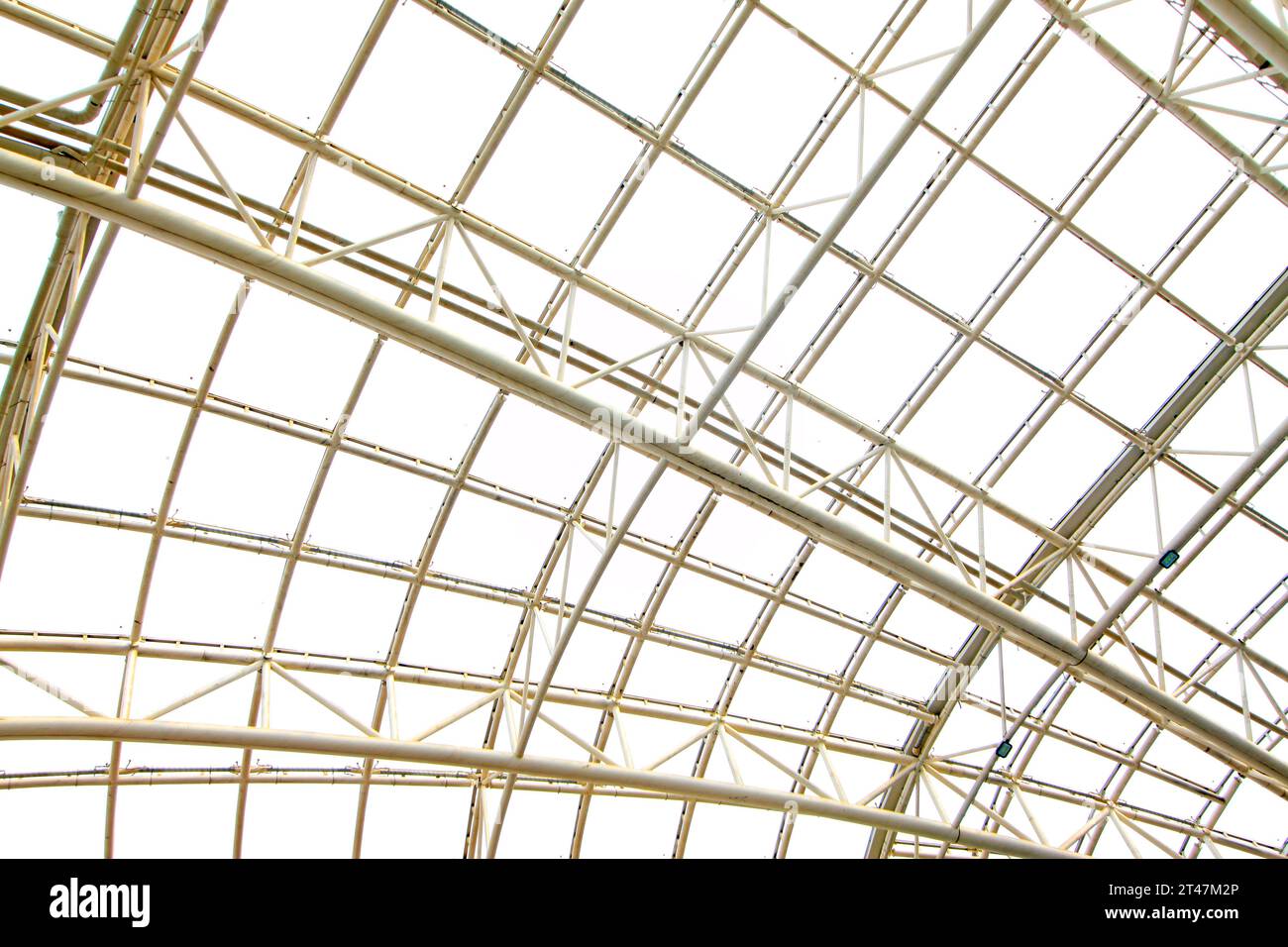 Large steel structure truss, closeup of photo Stock Photo - Alamy