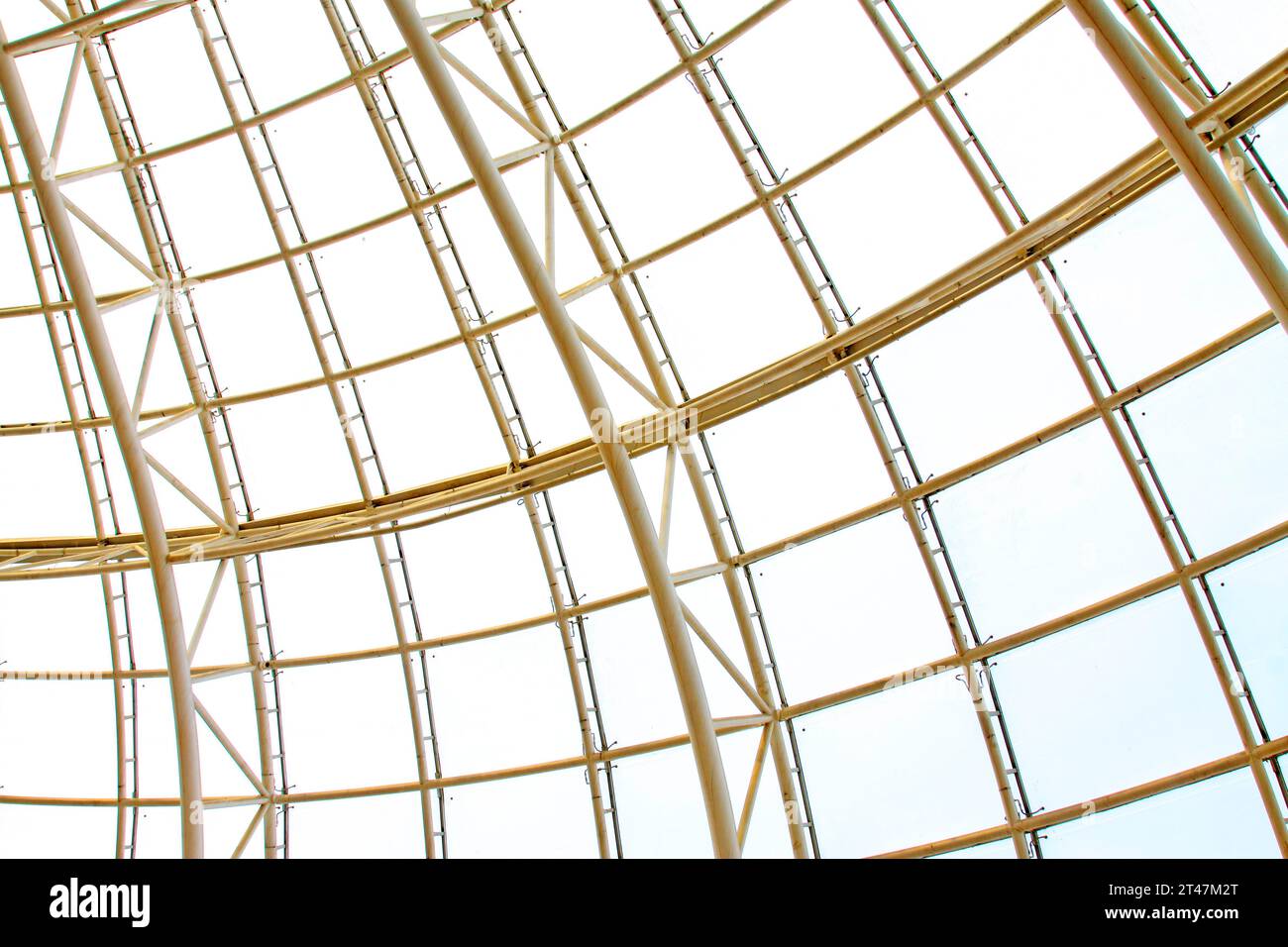 Large steel structure truss, closeup of photo Stock Photo - Alamy