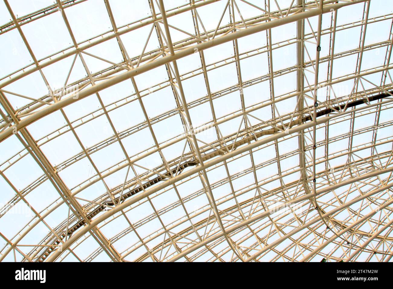 Large steel structure truss, closeup of photo Stock Photo - Alamy