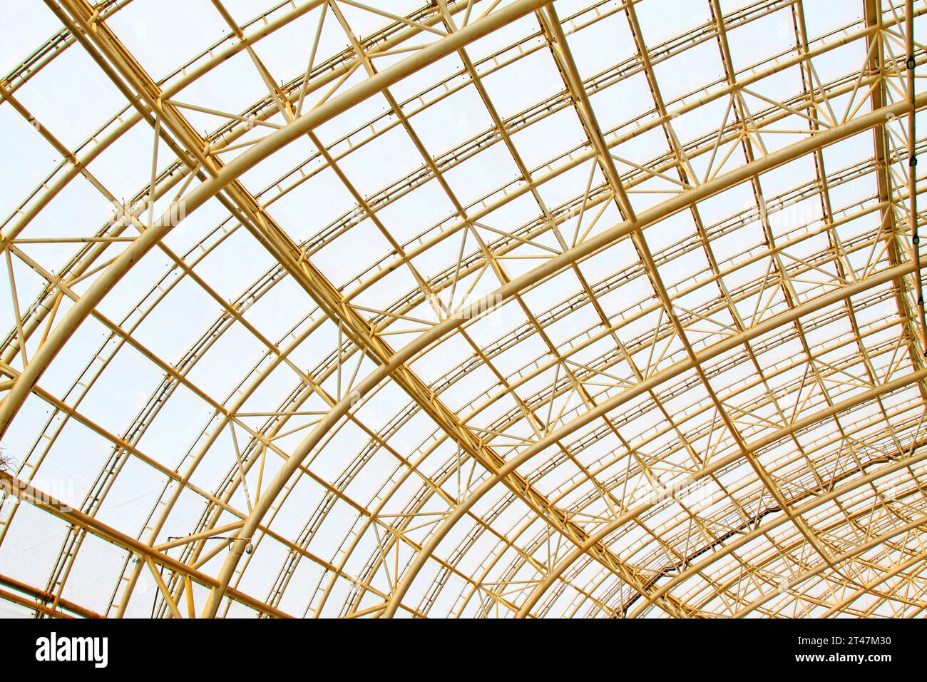 Large steel structure truss, closeup of photo Stock Photo - Alamy