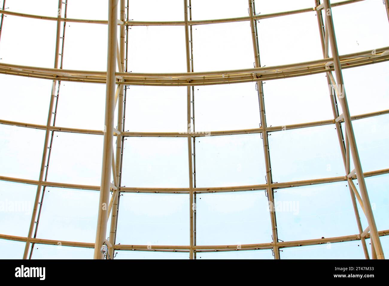 Large steel structure truss, closeup of photo Stock Photo - Alamy