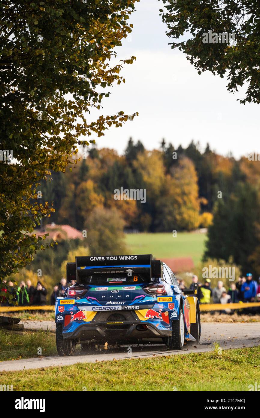 Passau, Allemagne. 29th Oct, 2023. 08 Ott TANAK (EST), Martin JARVEOJA ...