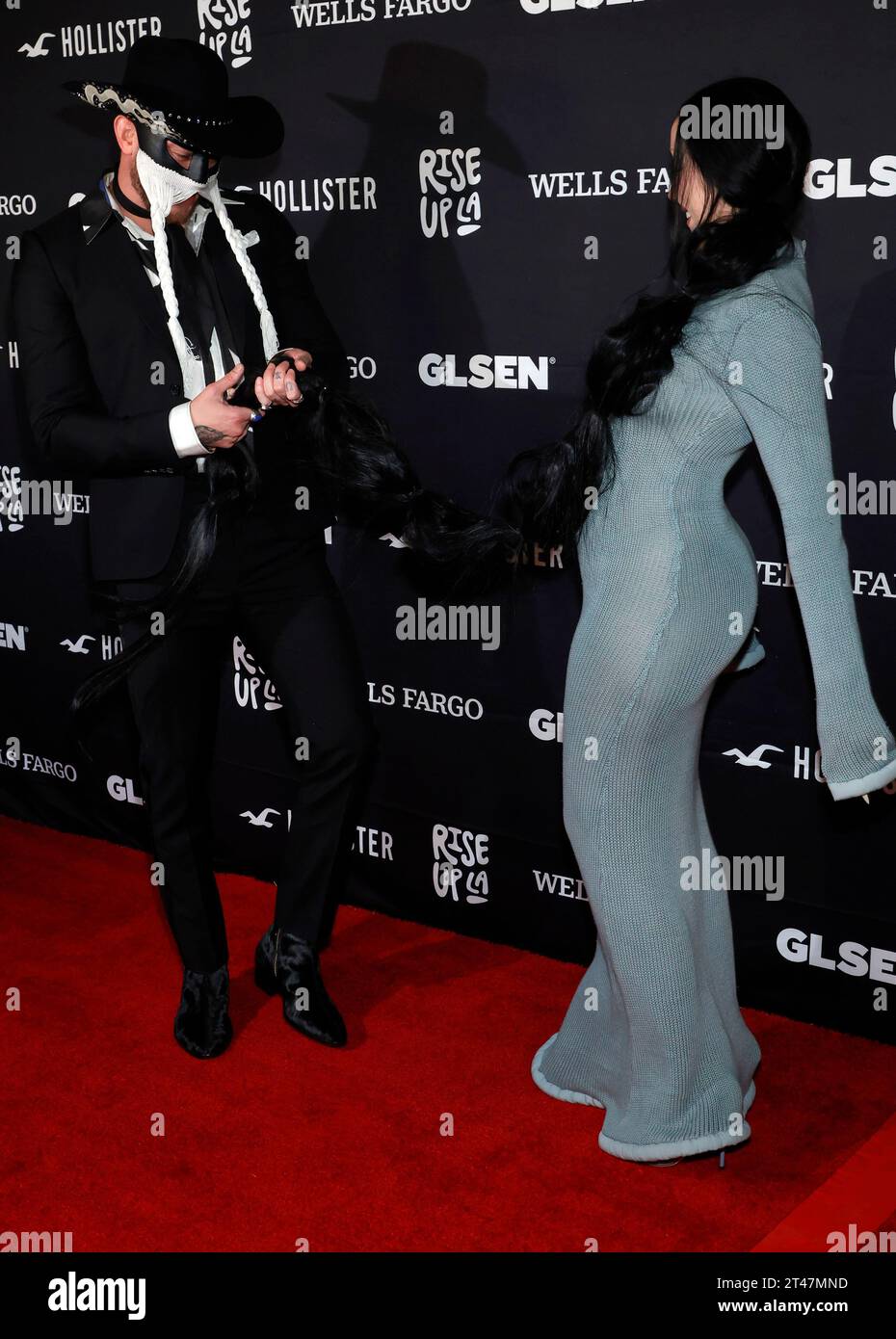 Los Angeles, Ca. 28th Oct, 2023. Orville Peck, Noah Cyrus at the GLSEN ...