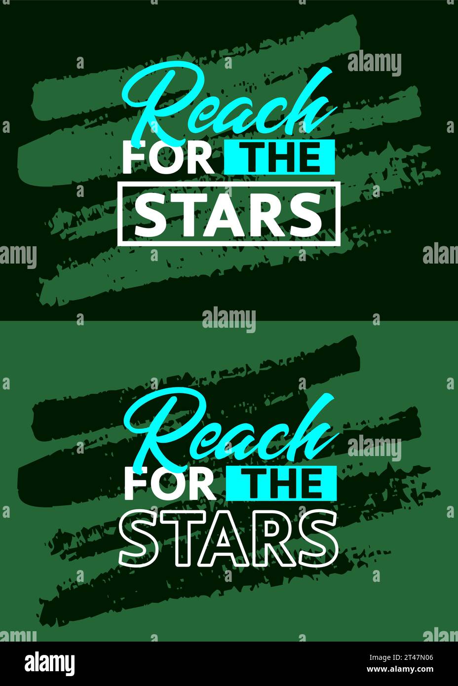 Reach for the stars motivational quotes stroke background, Short ...