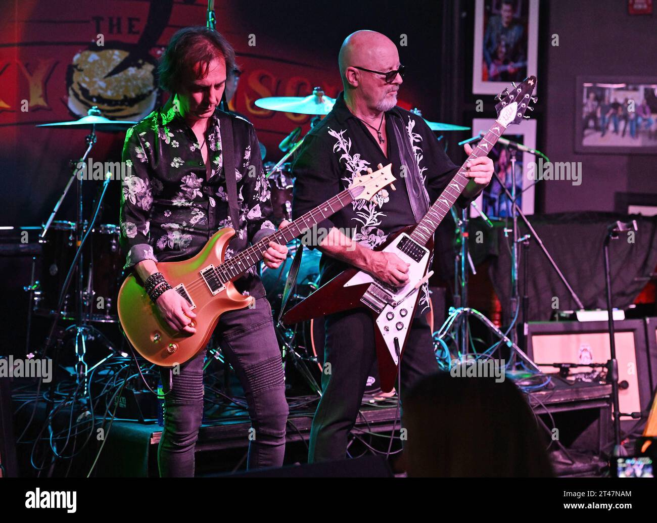 BOCA RATON - OCTOBER 28: Wishbone Ash performs at The Funky Biscuit on ...