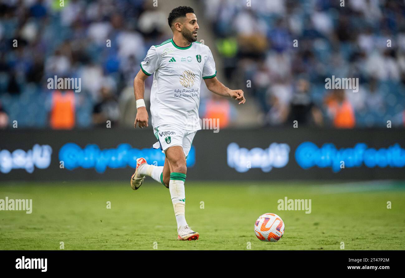 Riyad Karim Mahrez of Al-Ahli SFC during the Match Day 11 of the SAFF ...