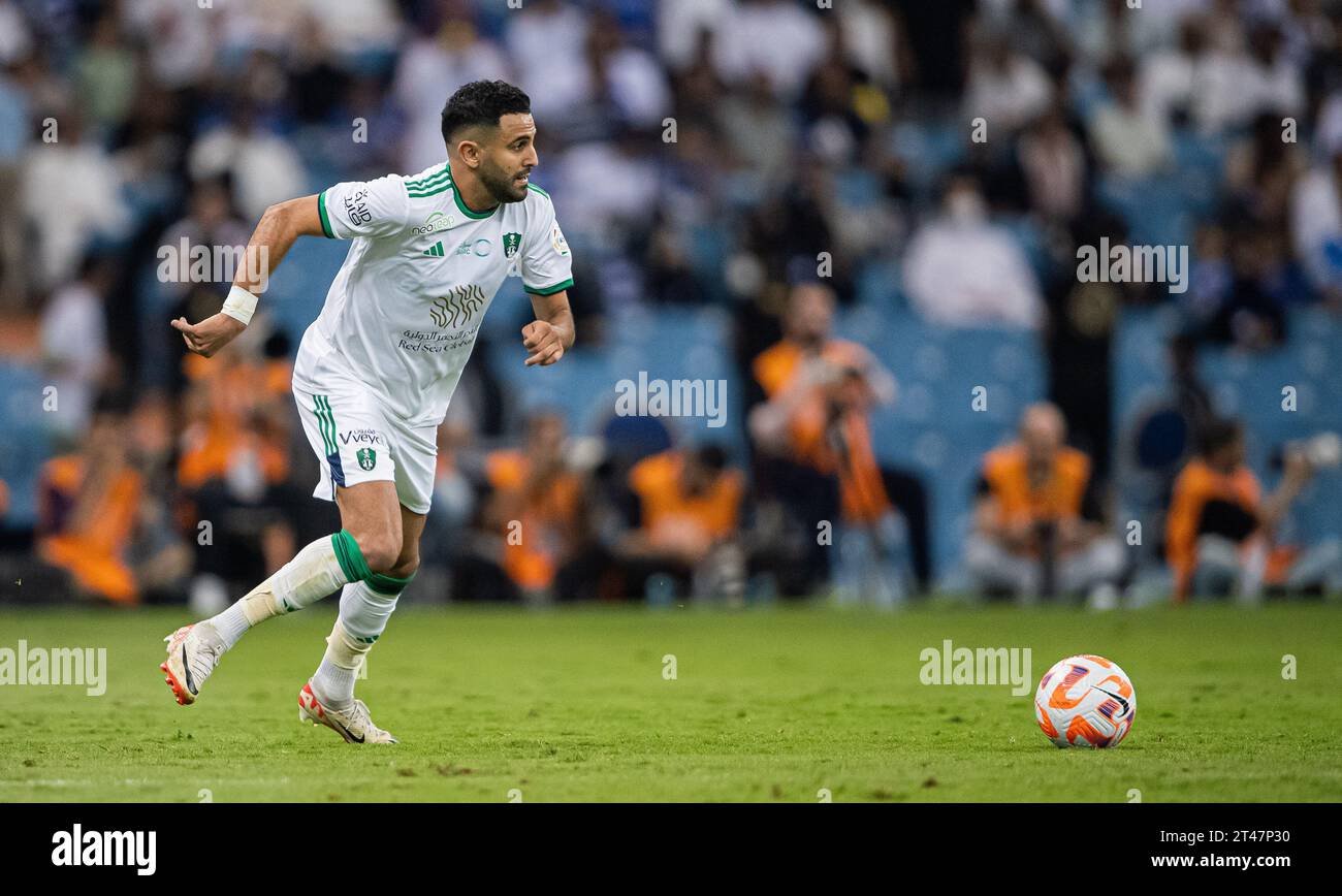 Riyad Karim Mahrez of Al-Ahli SFC during the Match Day 11 of the SAFF ...