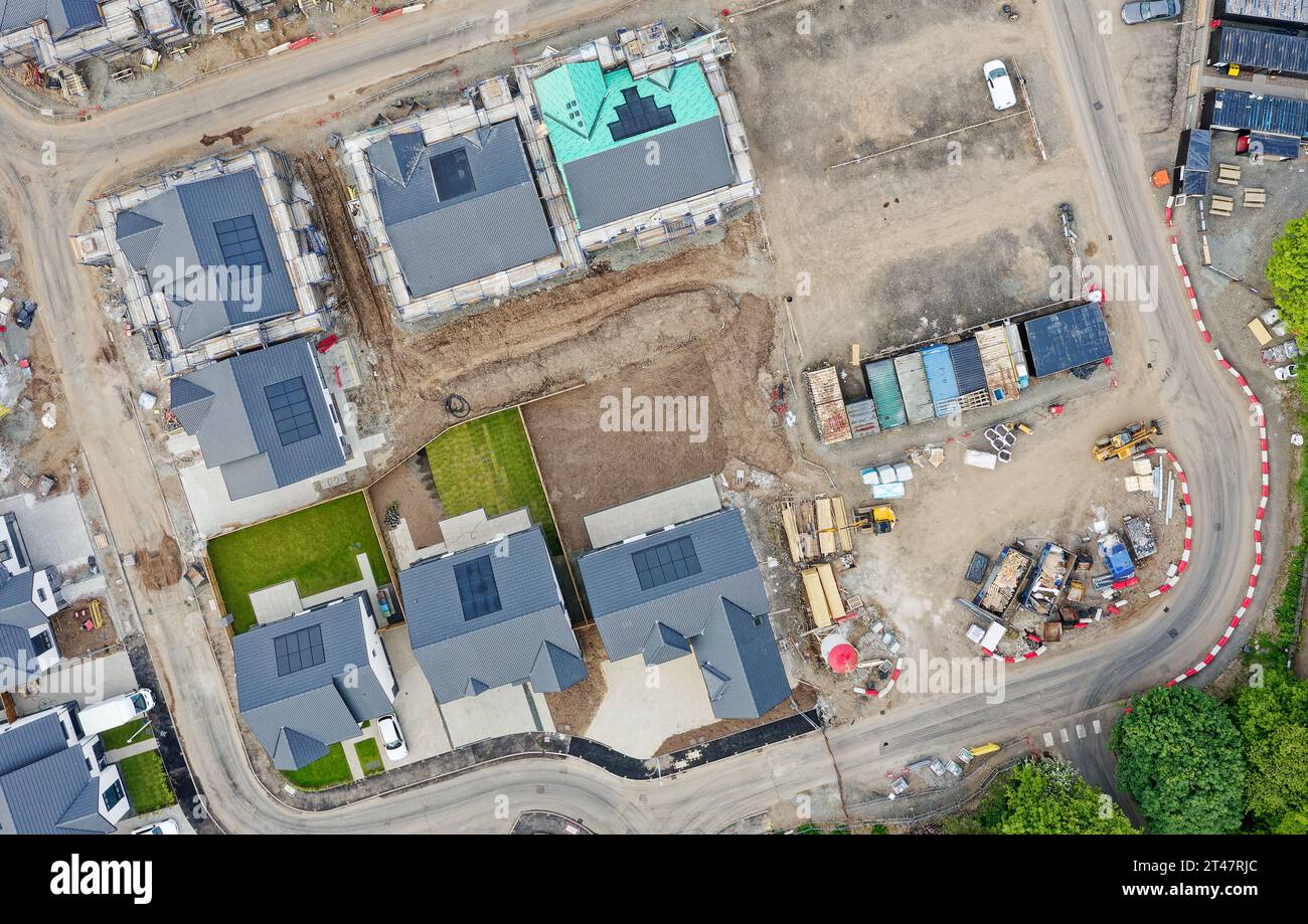 New housing development building houses for increased demand in rural ...