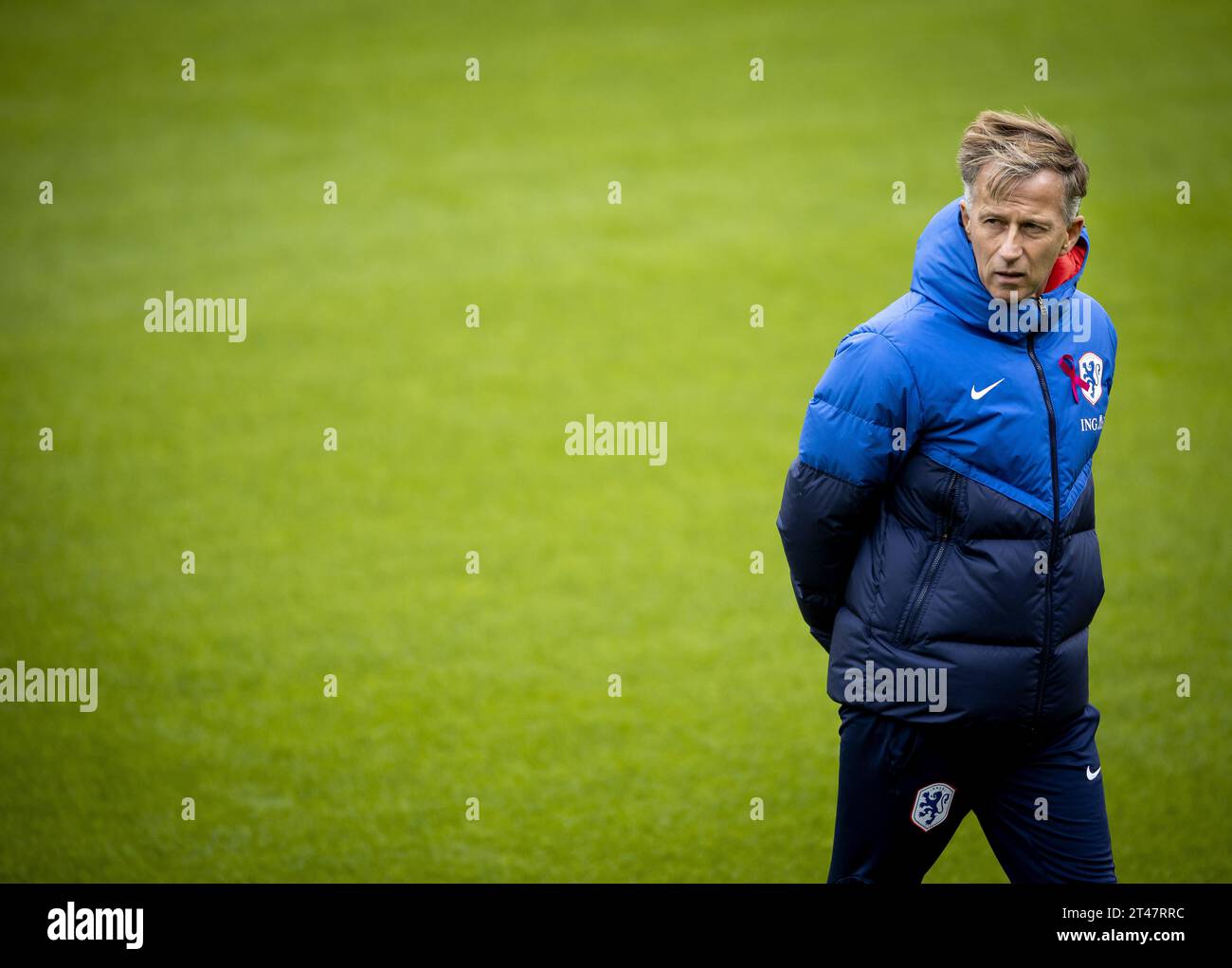 ZEIST - National coach Andries Jonker during the training of the Dutch ...