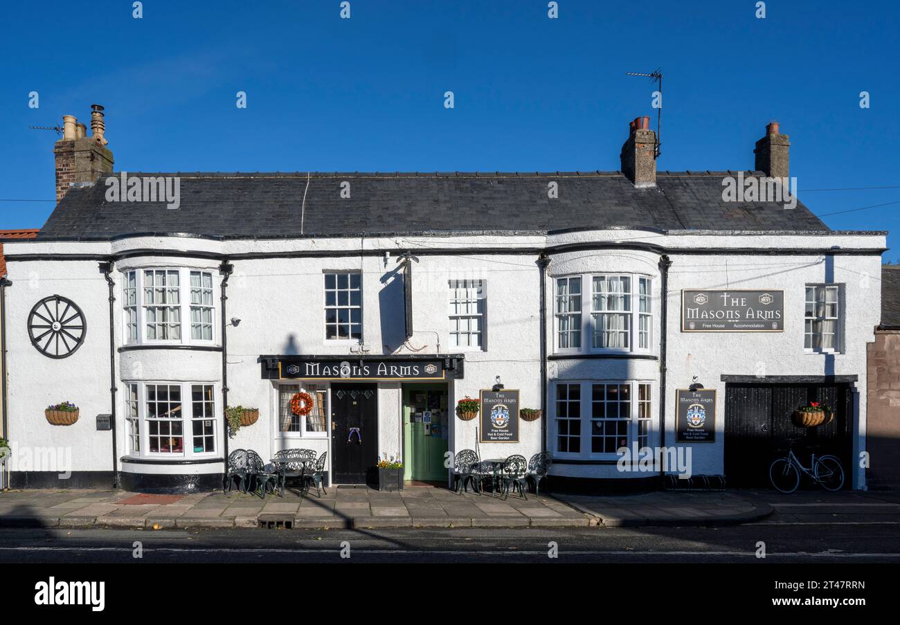 The Masons Arms public house, West Street, Norham, Berwick-upon-Tweed ...