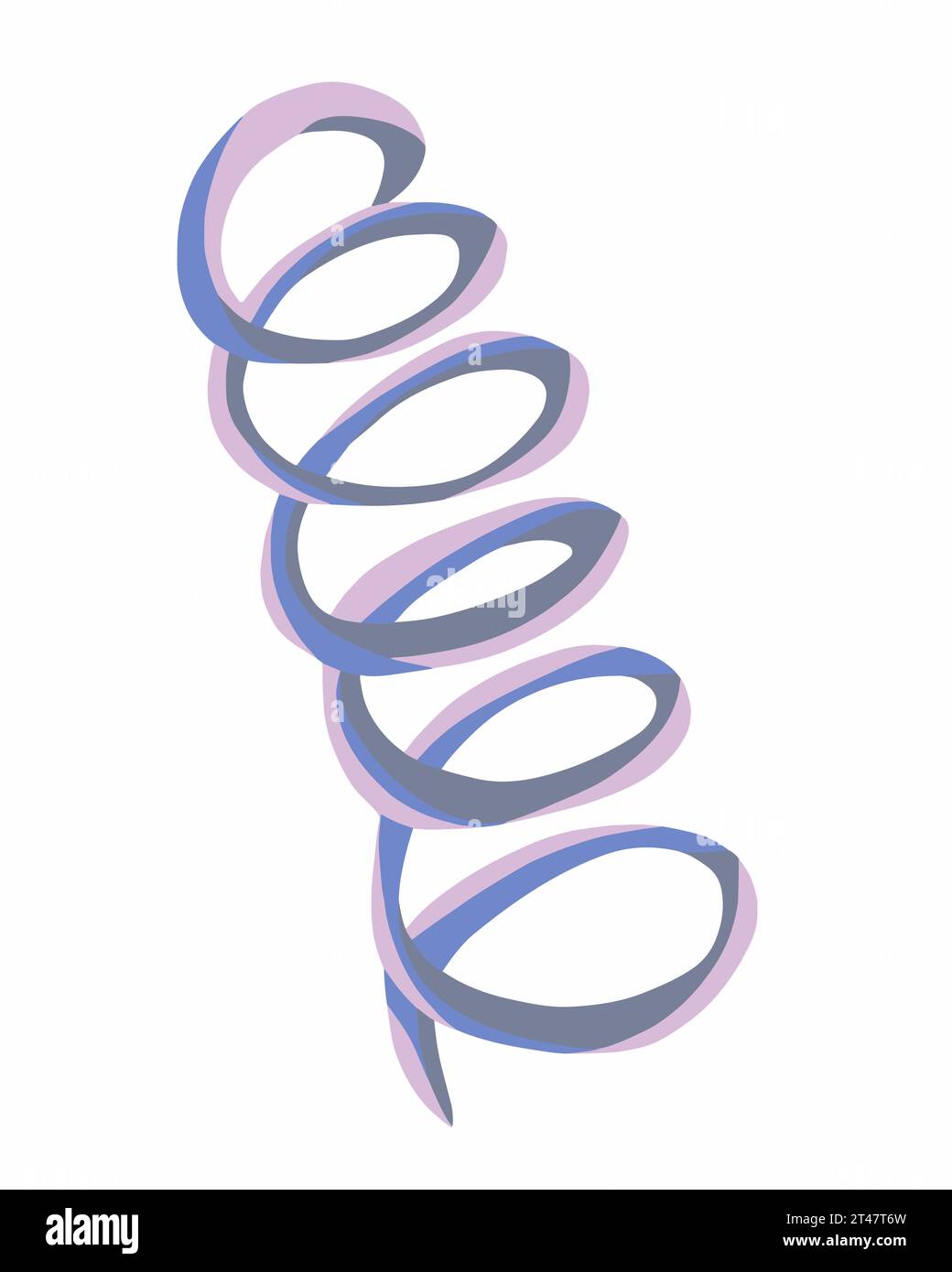 Vector isolated illustration a pathogen of syphilis on a white ...