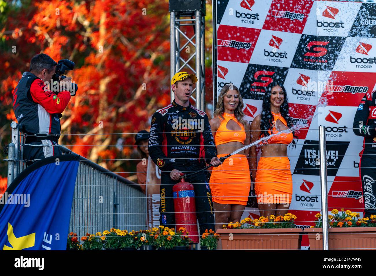 Gold Coast, Australia. 29 October, 2023. Grove Racing's David Reynolds ...