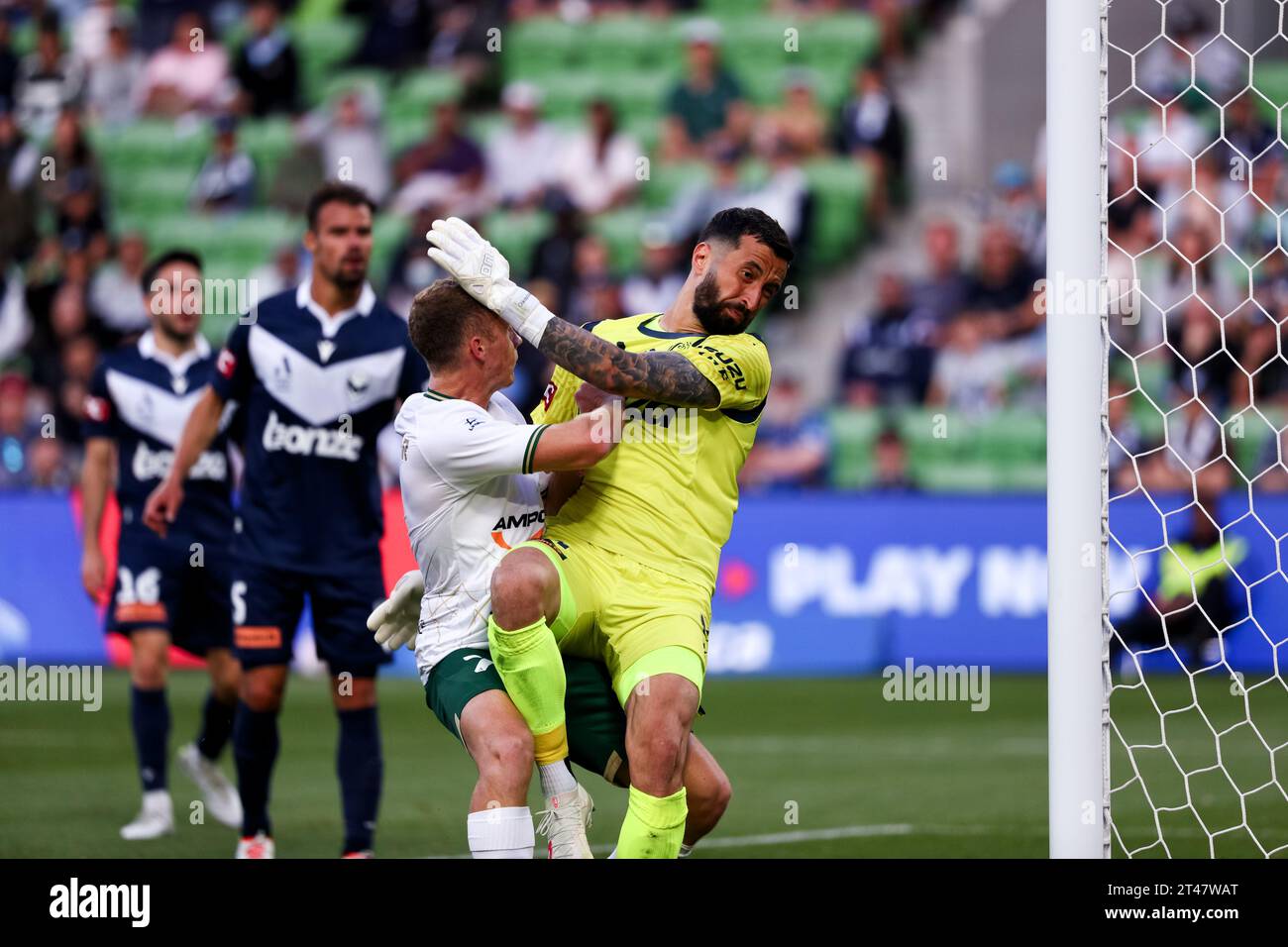 Melbourne, Australia, 29 October, 2023. Paul Izzo of Melbourne Victory ...