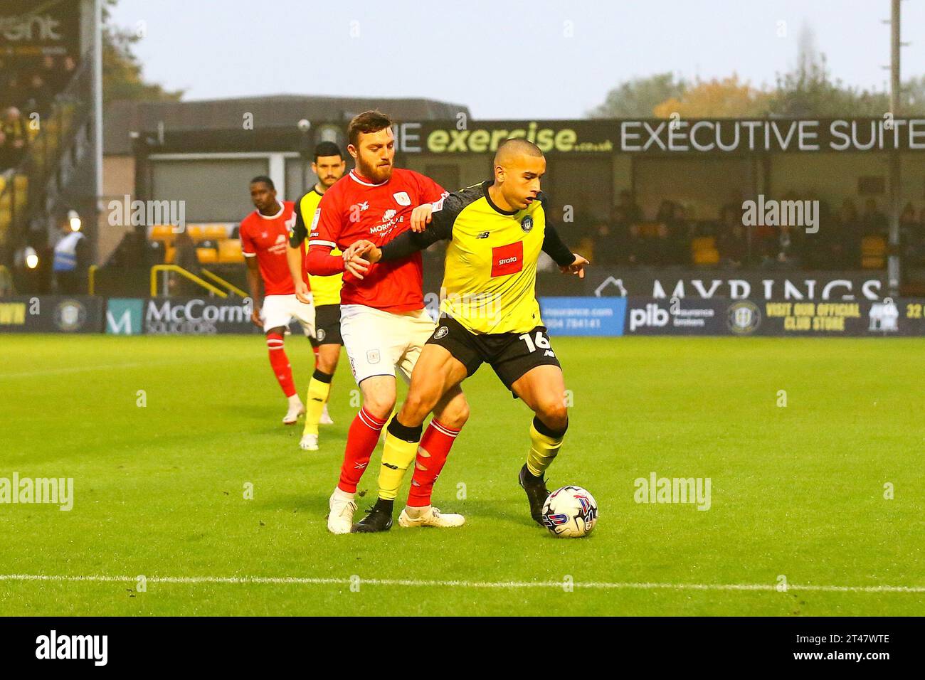 The EnviroVent Stadium, Harrogate, England - 28th October 2023 Rod ...