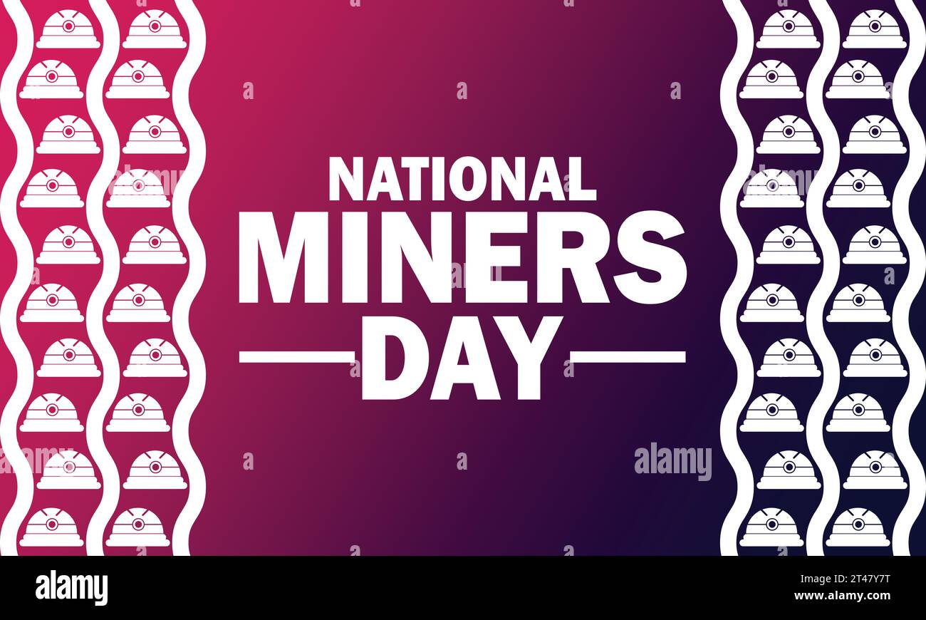 National Miners Day. Holiday concept. Template for background, banner ...