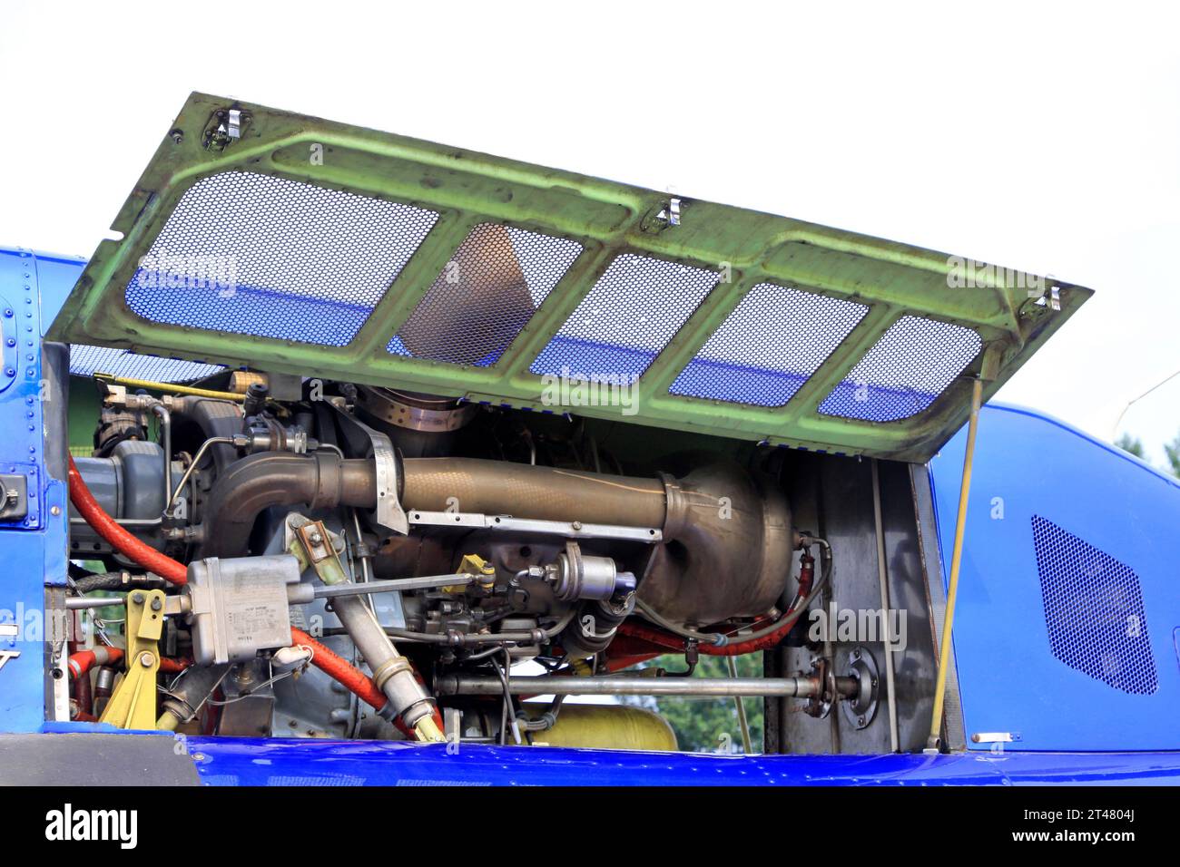 helicopter internal structure, closeup of photo Stock Photo - Alamy