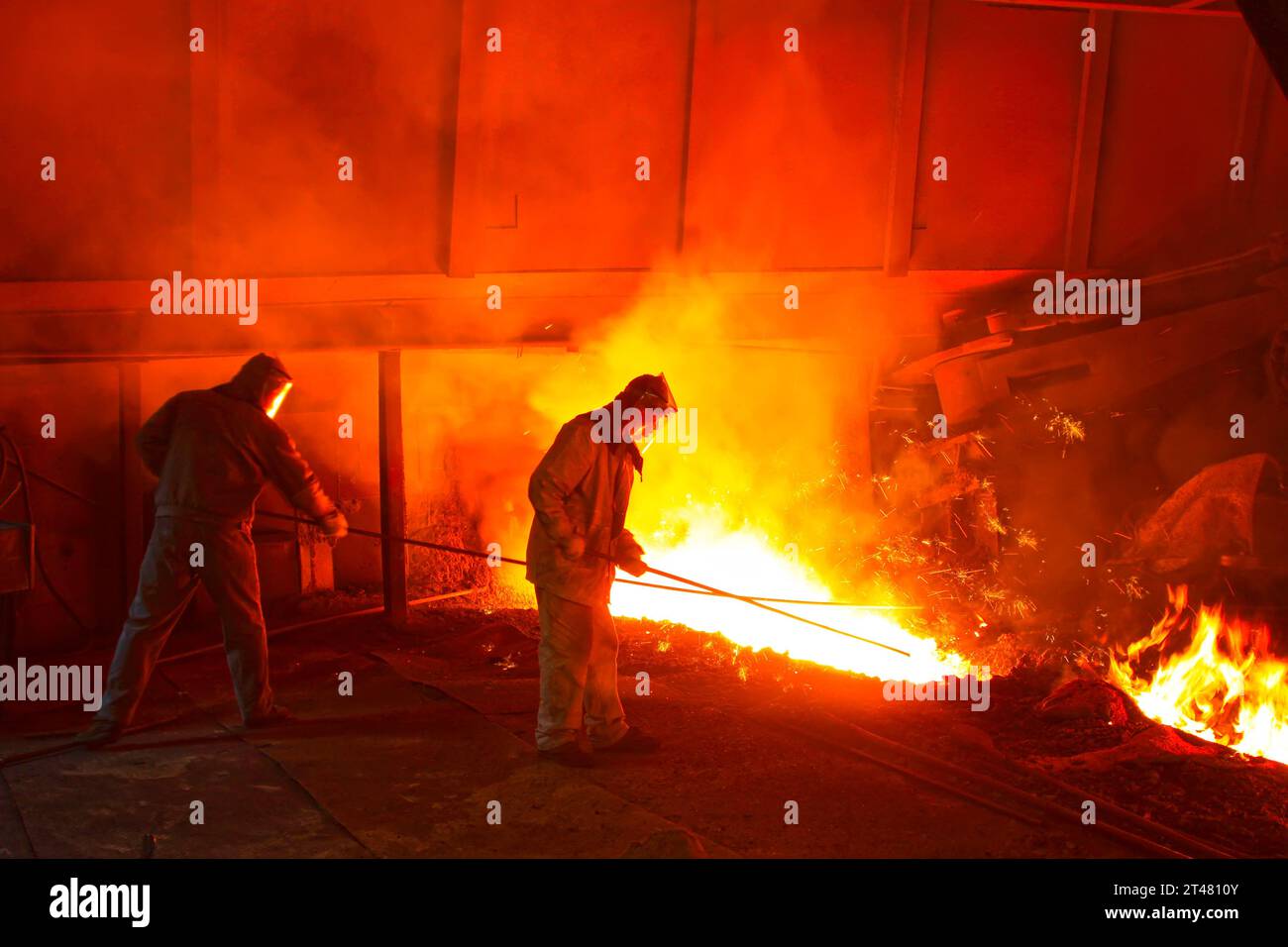 Blast furnace operation hi-res stock photography and images - Alamy